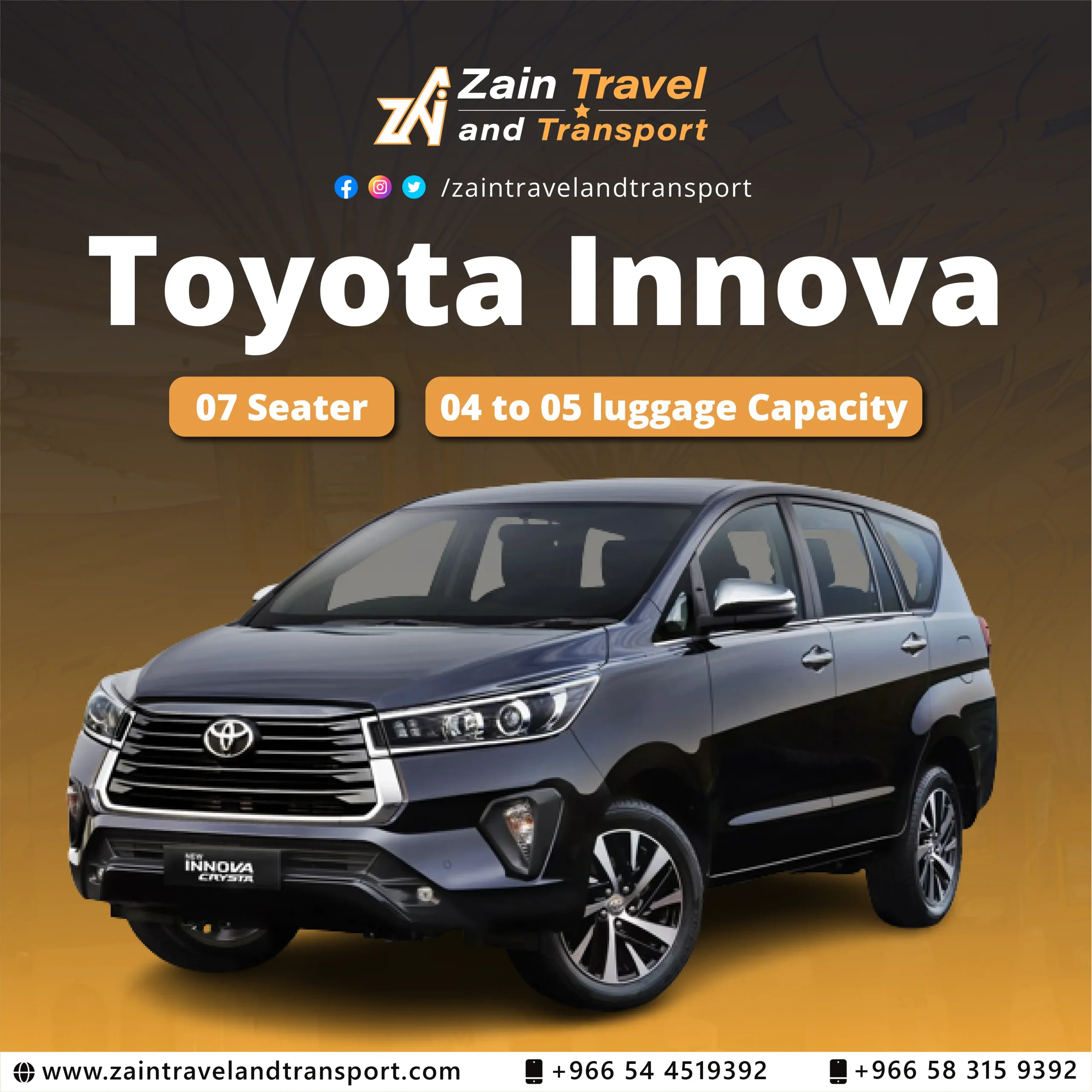 Cars - Zain Travel & Transport